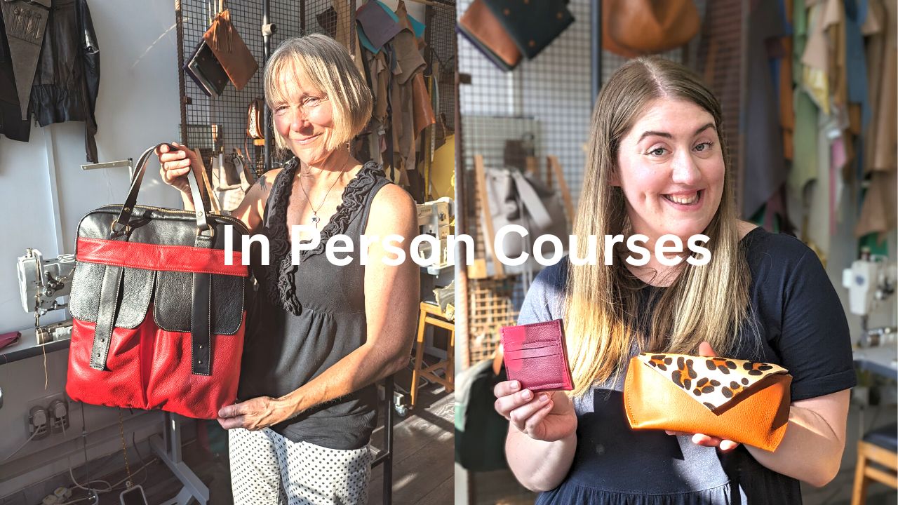 Leather Sewing School short courses in handbag design and making, – RJ ...